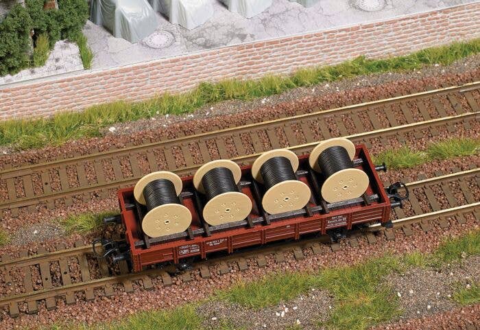 Busch - Cable Reel Load - Fits European 2-Axle Low-Side Gondola - 189-1681