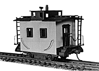 Huff & Puf - Caboose 4-whl w/cup undec - 792-314