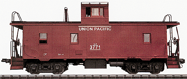 Marklin - Caboose - Union Pacific w/RP-25 Wheels (Tuscan Red) - 441-24901