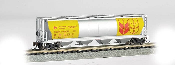 Bachmann - Canadian Cylindrical 4-Bay Grain Hopper - Ready to Run ...