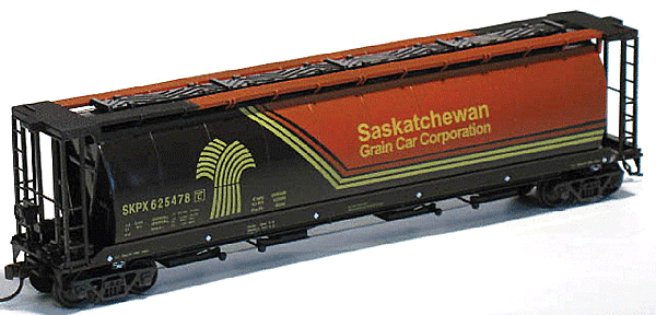 Herpa - Canadian Cylindrical Covered Hopper - Saskatchewan - 326-12053