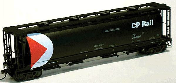 Herpa - Canadian Cylindrical Covered Hopper - CP Rail Multimark - 326-12054