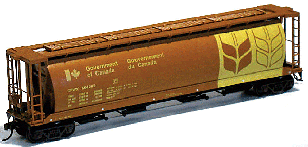 Herpa - Canadian Cylindrical Covered Hopper - Government of Canada (tan ...
