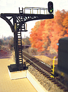 Pastime - Cantilever Signal Bridge - Laser-Cut Wood Kit - Includes LEDs - 554-302