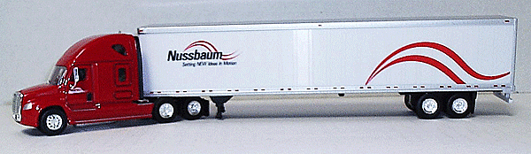 HLP - Cascadia Sleeper Cab w/53' Dry Van Trailer - Assembled - Nussbaum ...