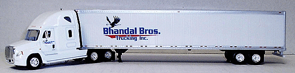 TnS - Cascadia Sleeper Cab w/53' Dry Van Trailer - Assembled - Bhandal ...