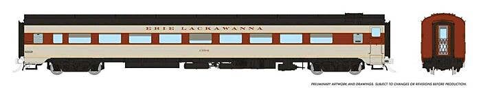 Rapido - CC&F Lightweight Coach - Ready to Run - Super Continental Line ...