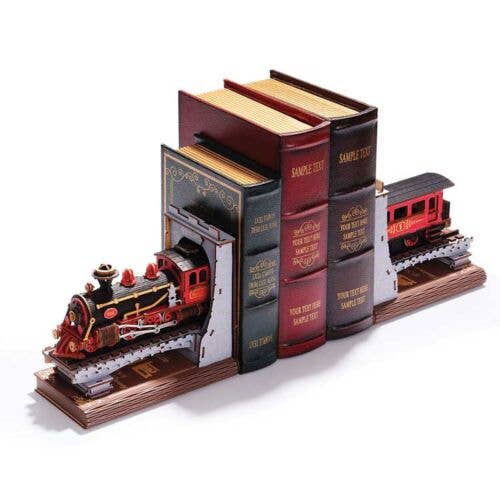 Robotime - Century Train DIY Book Nook Bookends - Kit - 3D Puzzle - 642 ...