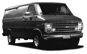 Trident - Chevrolet Vans - Cargo (white) - 729-900461