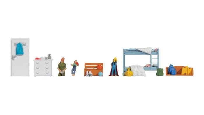 Noch - Children's Room Themed Figures Set - 3 Figures & Bedroom ...