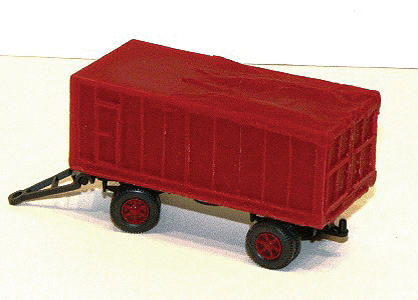 Gem City - Circus Stake & Chain Wagon - Kit - Red - 294-1368