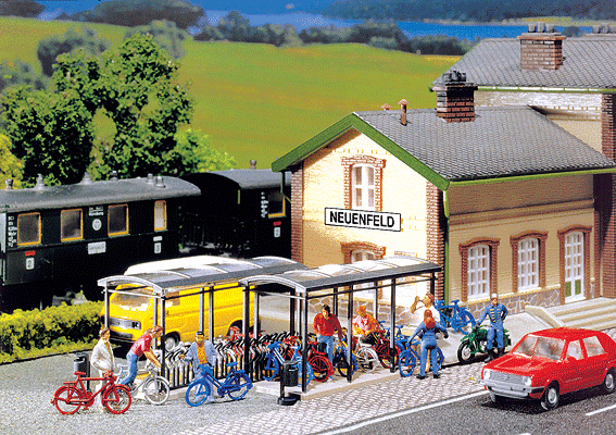 Faller - City Bicycle Shelter - pkg(2) - 272-272544