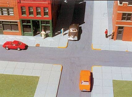 Smalltown - City Sidewalk - Kit - Scale 10 x 40' 3 x 12.2m pkg(6) - 699 ...