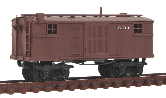 MicroTrain - Civil War Era 26' Wood Caboose (Conveted Boxcar) - Ready ...