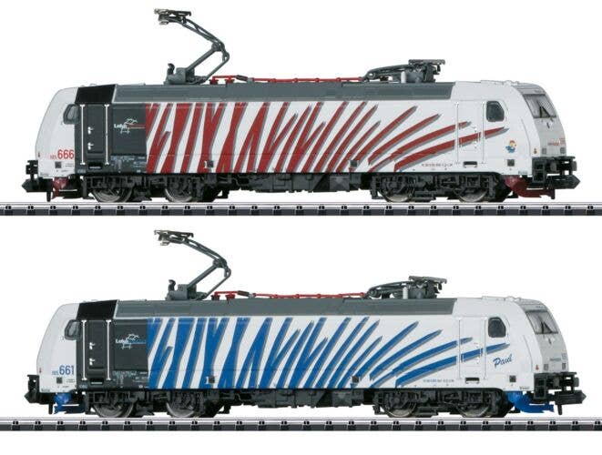 Trix - Class 185.6 TRAXX Electric 2-Locomotive Set - Exclusiv ...