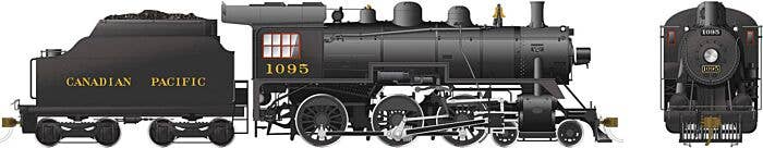 Rapido - Class D10h 4-6-0 - LokSound and DCC - Canadian Pacific 1095 ...