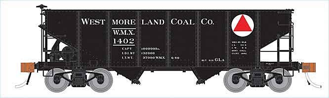 Rapido - Class GLa 2-Bay Hopper - Ready to Run - Westmoreland Coal ...