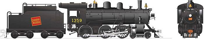 Rapido - Class H-6-g 4-6-0 with Wood Cab - Standard DC - Canadian ...