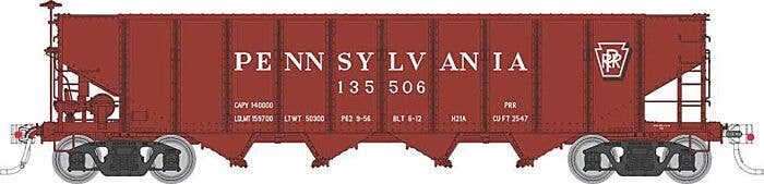 Rapido - Class H21A 4-Bay Hopper - Ready to Run - Pennsylvania Railroad ...