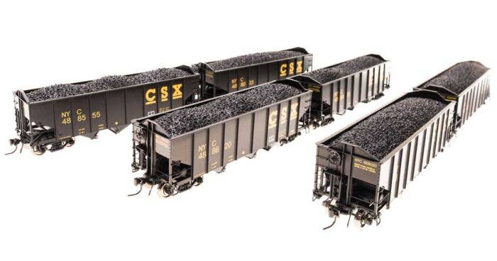 BLI - Class H2a 3-Bay Hopper 6-Pack - Ready to Run - New York Central ...