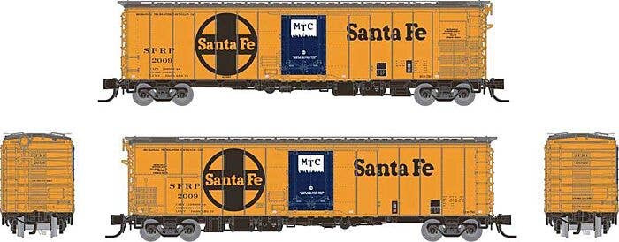 Rapido - Class RR-56 Mechanical Reefer - Ready to Run - Santa Fe SFRP (orange, blue, black ...