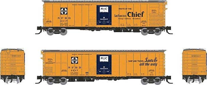 Rapido - Class RR-61 Mechanical Reefer 4-Pack - Ready to Run - Santa Fe ...