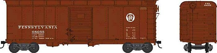 Bowser - Class X-31a 40' Inset-Roof Single-Door Boxcar - Ready to Run ...