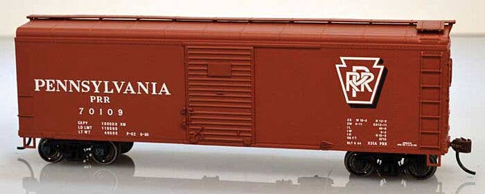 Bowser - Class X31 40' Single-Door Boxcar - Kit - Pennsylvania Railroad ...
