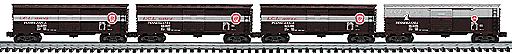 K-Line - Classic Boxcar 4-Pack - Pennsylvania Railroad LCL Service Box ...