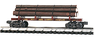 K-Line - Classic Diecast Skeleton Log Car w/6 Logs - West Side Lumber ...
