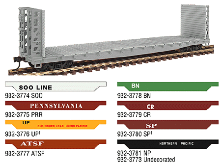 Walthers - Classic Kits(TM) General Steel Castings (GSC) 54' Flatcar ...