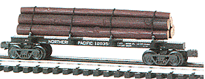 K-Line - Classic Skeleton Log Car w/6 Logs - Nickel Plate Road - 401 ...