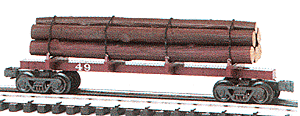K-Line - Classic Skeleton Log Car w/6 Logs - #49 - 401-6638013