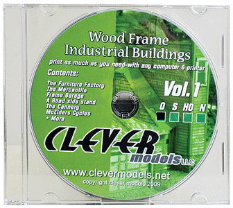 Clever - Clever Models CD Print & Assemble Structuress - Wood ...