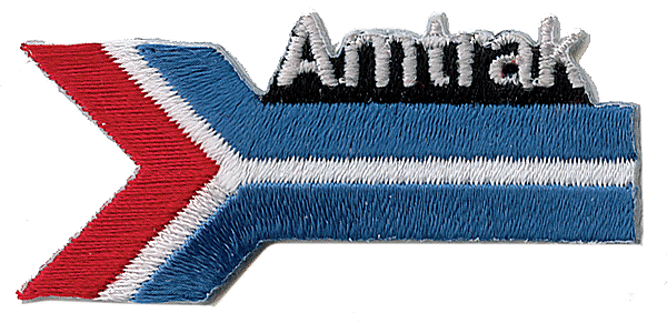 Sundance - Cloth Railroad Patch - Amtrak (Arrow; blue, red, white) - 2 ...