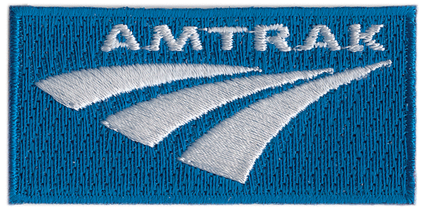 Sundance - Cloth Railroad Patch - Amtrak (Post-2001 Logo; blue, white ...