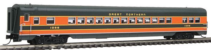 Intermount - CNW-Style 56-Seat Coach w/Interior Lights - Ready to Run ...