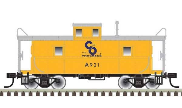 Atlas Trnm - C&O-Style Steel Center-Cupola Caboose - Ready to Run ...