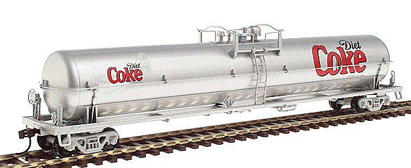 Athearn - Coca-Cola(R) 62' Tank Car - Diet Coke - 140-8340