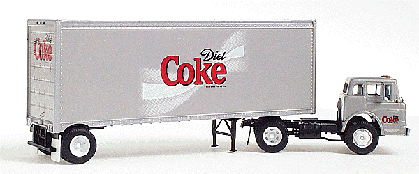 Athearn - Coca-Cola(R) Ford "C" Cab Tractor w/Single-Axle Trailer ...