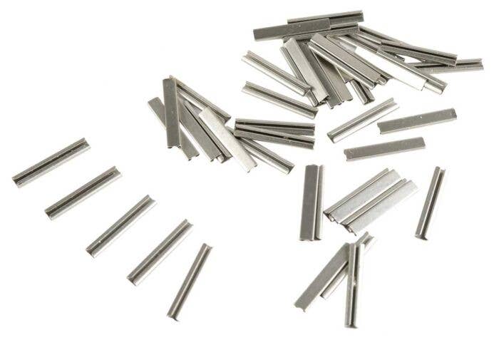 Walthers - Code 70 Nickel-Silver Rail Joiners pkg(48) - 948-70102
