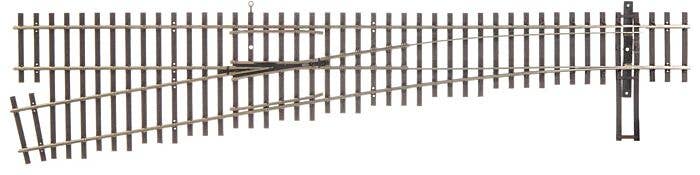 Walthers - Code 70 Nickel Silver DCC Friendly Number 6 Turnout - Left ...