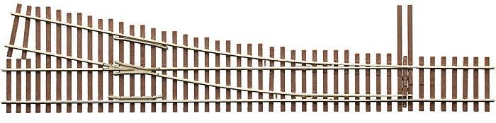 Micro Eng - Code 83 Ladder Track System Turnout - #5a Right Hand ...