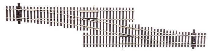 Walthers - Code 83 Nickel Silver DCC Friendly Number 5 Single Crossover ...