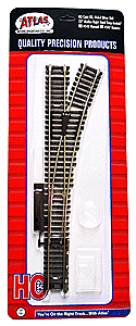 Atlas - Code 83 Snap-Switch(R) Manual Turnout - 22" Radius, Right Hand ...