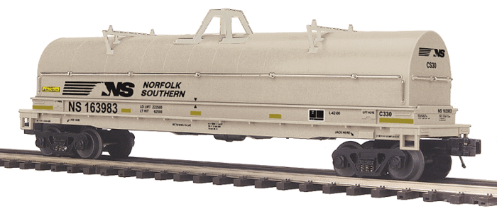 MTH - Coil Car w/Single Round Hood - 3-Rail - Ready to Run - Premier(R ...