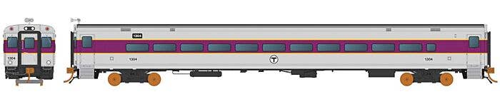 Rapido - Comet Commuter Cab Car and Two Coach Set - Ready to Run - MBTA ...