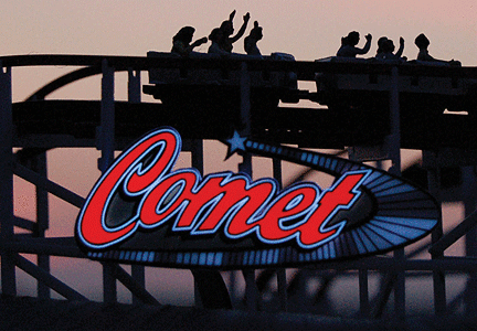CoasterDyn - Comet Neon Sign - For The Comet Rollercoaster - 199-WC0010