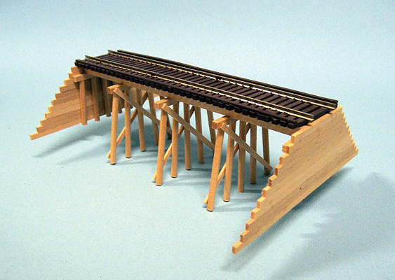 Blair Line - Common Pile Trestle - Build Straight or Curved - Kit - 6 x ...