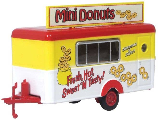 Oxford - Concession Trailer - Assembled - Mini Donuts (yellow, white ...